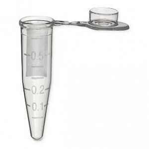 0.5mL SuperClear Microcentrifuge Tubes with Attached Caps | Medline ...