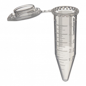 SuperClear 2mL Microcentrifuge Tubes with Attached Caps | Medline