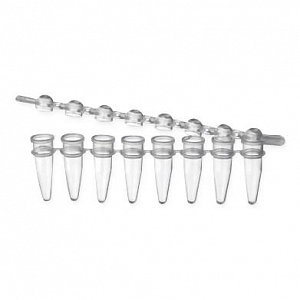 PurePlus 0.2mL 8-Well Attached Bubble Cap PCR Strips | Medline ...