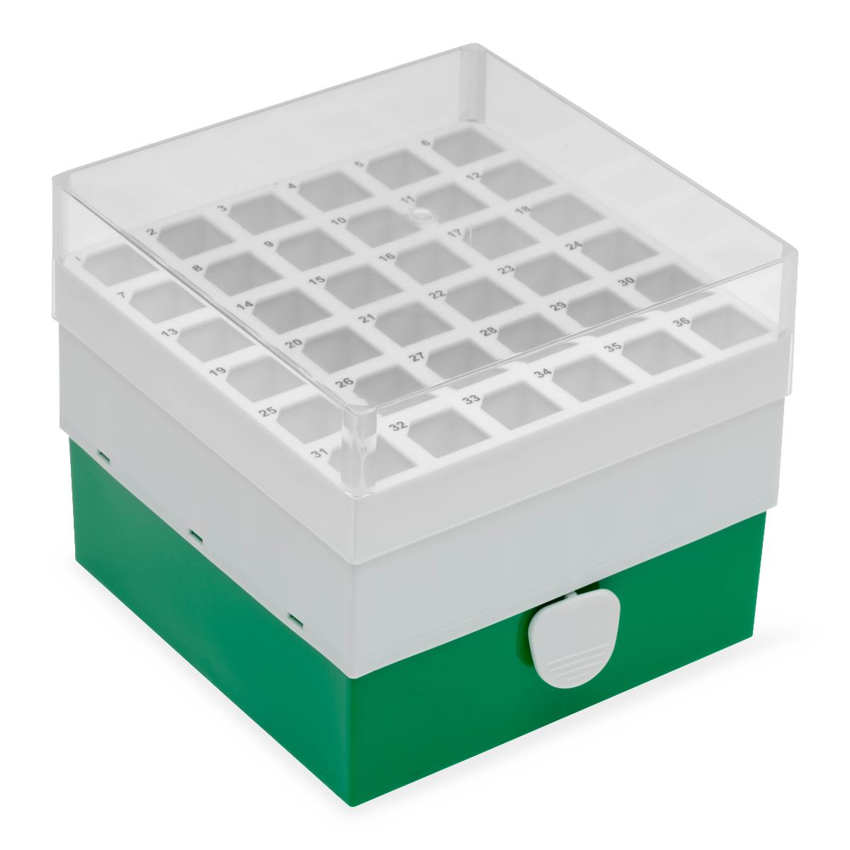 36-Place Freezer Storage Boxes for Centrifuge Tubes | Medline