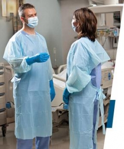 SafetyPlus Polyethylene Hospital Gowns | Medline Industries, Inc.