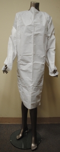 Safety Plus Poly-Coated Isolation Gowns with Open Back | Medline ...