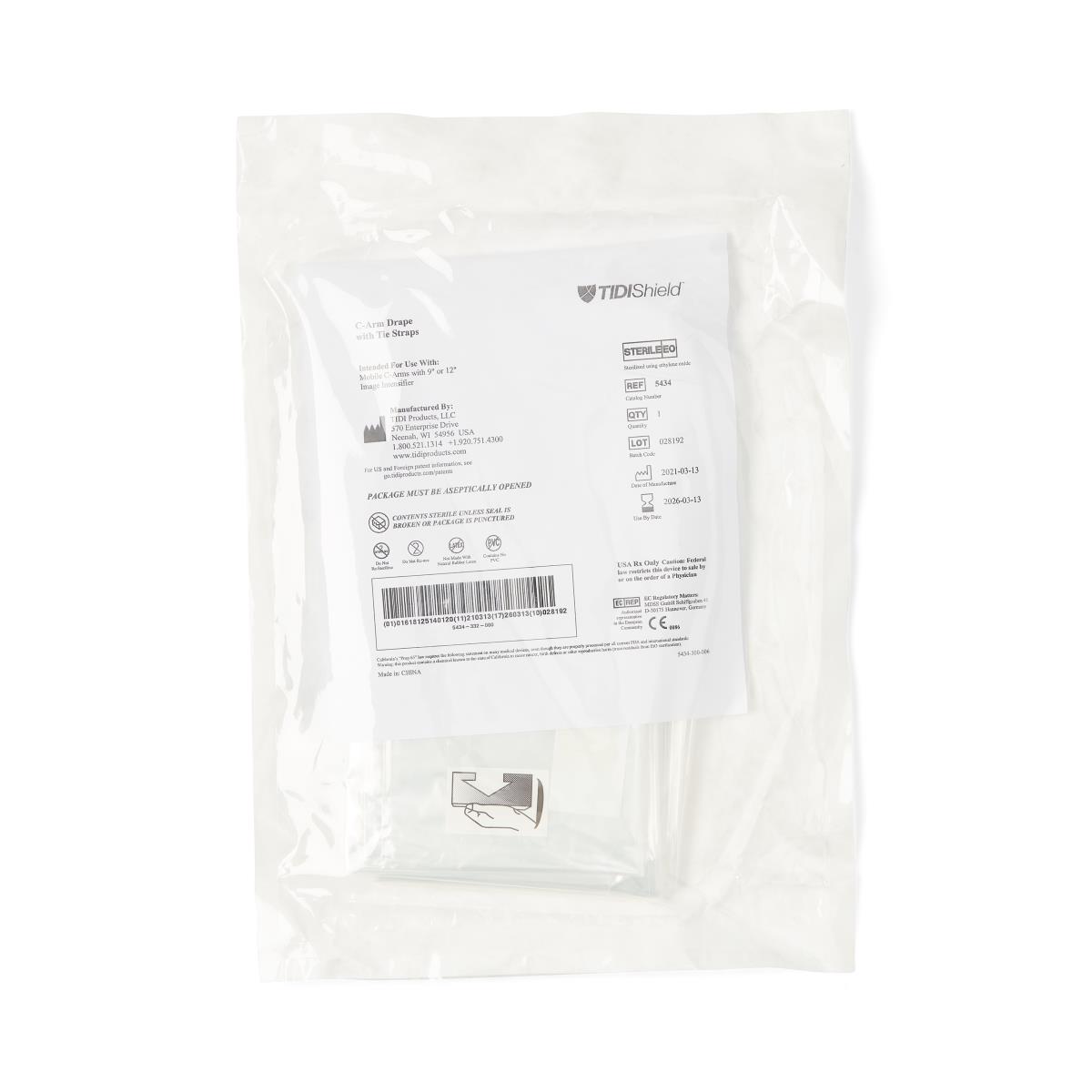 Tidi 1-Piece C-Arm Drapes | Medline