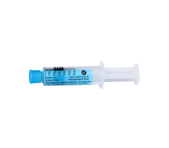 Heparin Sodium Solution IV Flush Partial Fill Syringes | Medline