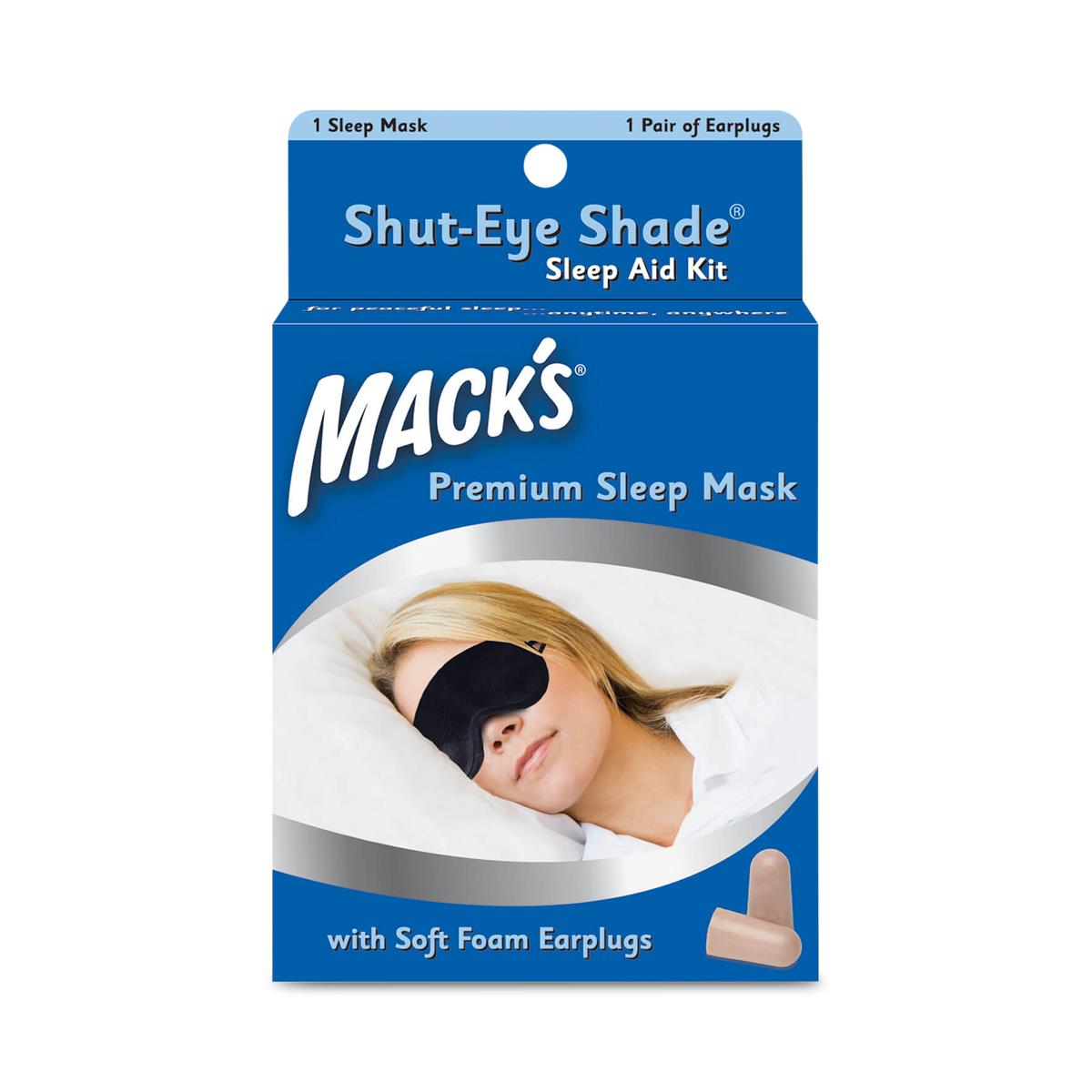 Shut-Eye Shade Premium Sleep Mask Kit | Medline