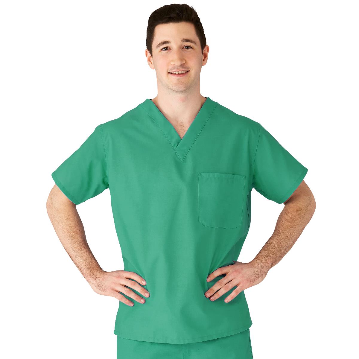 610 AngelStat Jade Scrub Tops with Angelica Color Coding | Medline