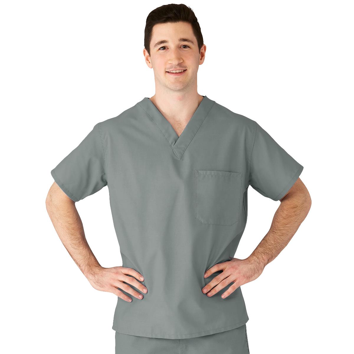 AngelStat Style 610 Reversible 2-Pocket Scrub Tops with Angelica Color ...