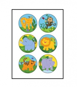 Medibadge Zoo Animals Stickers | Medline Industries, Inc.