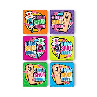 I Got a Shot Today Stickers | Medline