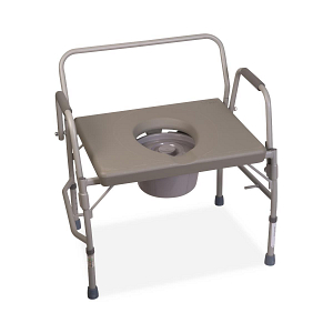 Extra-Wide Heavy-Duty Steel Commodes | Medline Industries, Inc.