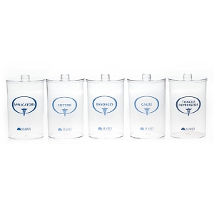 Labeled Plastic Sundry Jar Set | Medline Industries, Inc.