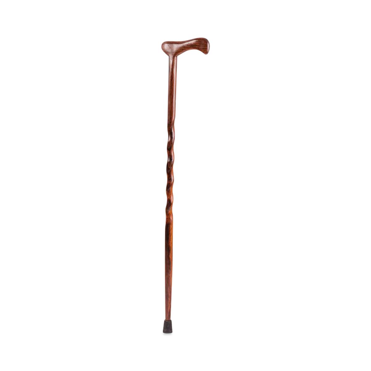Brazos Twisted Cocobolo Walking Cane | Medline