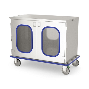 Glass-Door Closed Case Carts | Medline