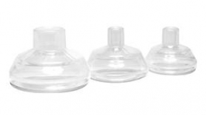 Mercury Medical Round Type Silicone Masks | Medline