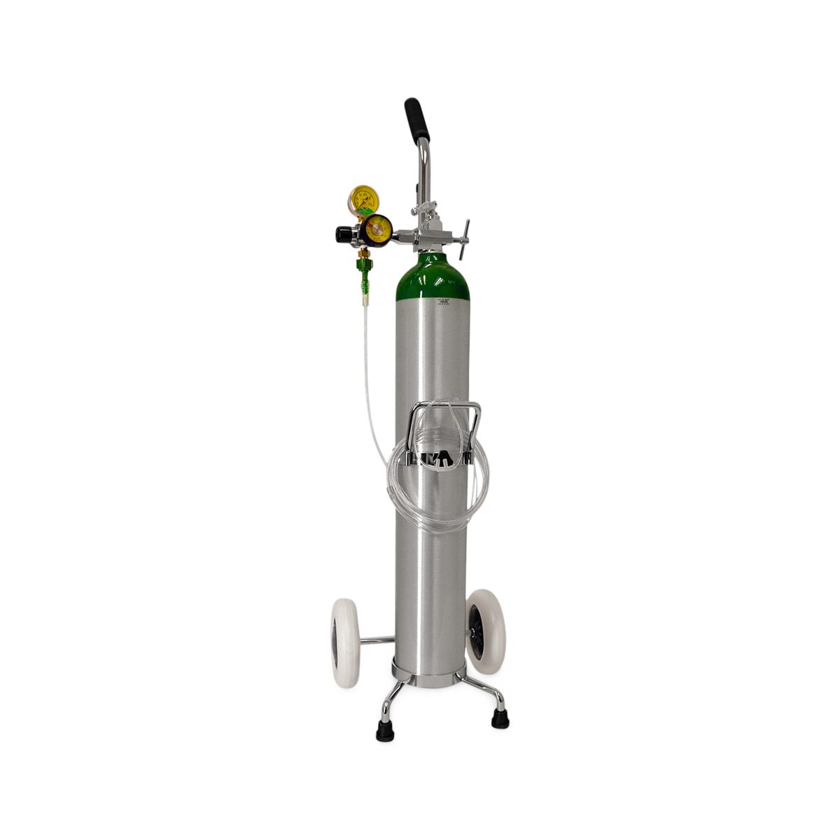 E Oxygen Cylinder Kit on Cart | Medline