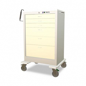 Natural Steel Medical Carts with 6 Drawers | Medline Industries, Inc.