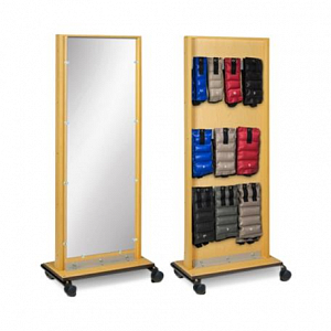 Mobile Cuff Weight Rack Mirrors | Medline