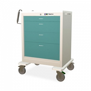 Fairway Green Steel Medical Carts with 4 Drawers | Medline Industries, Inc.