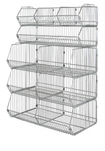 Stationary Wire Stacking Basket Unit | Medline Industries, Inc.