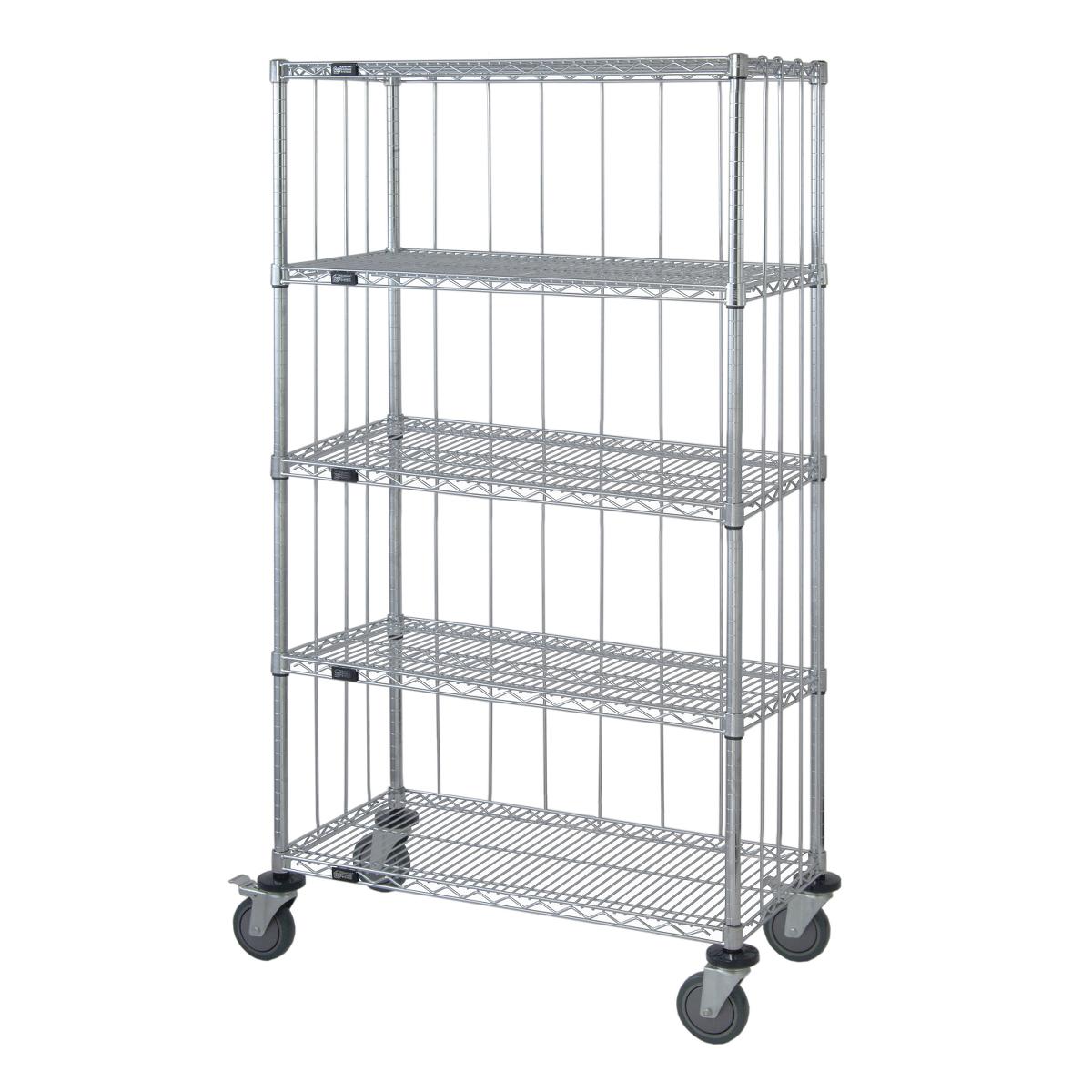3-Sided Carts with 5 Wire Shelves | Medline