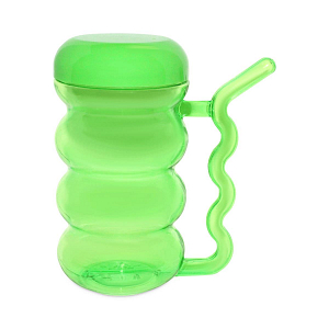 Grooved Cup with Built-In Wavy Straw | Medline Industries, Inc.