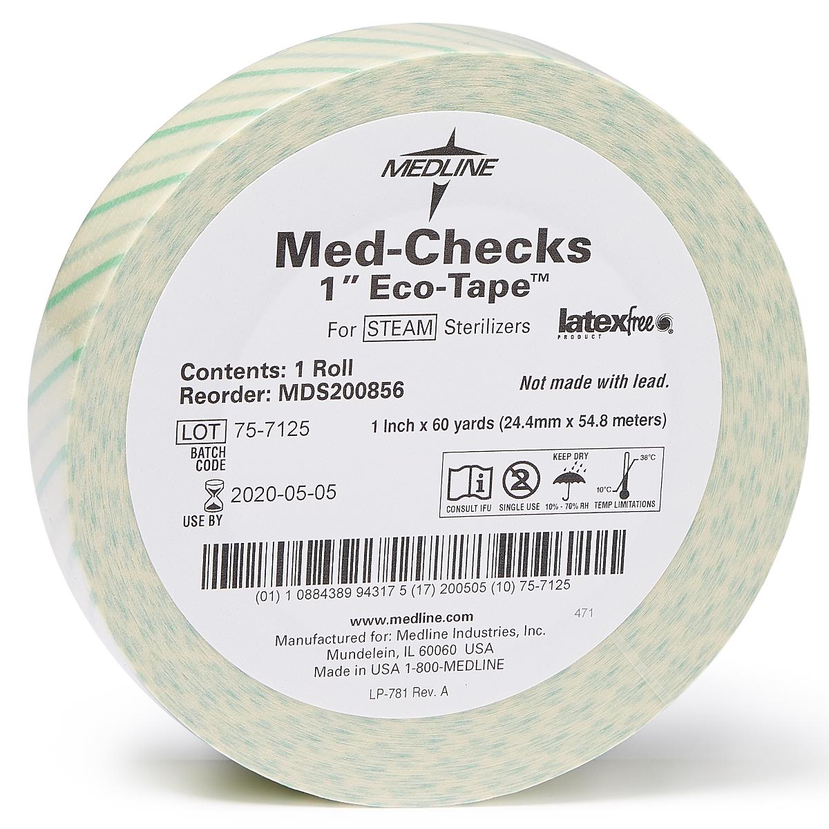 Surgical Instrument Steam Autoclave Tape | Medline