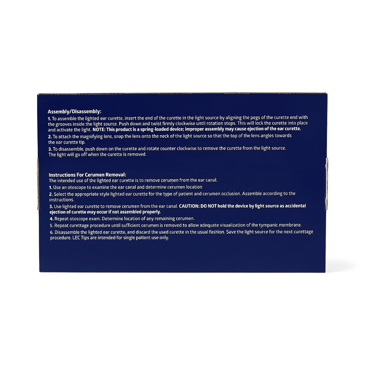 Medline Lighted Angled-Loop Ear Curettes | Medline