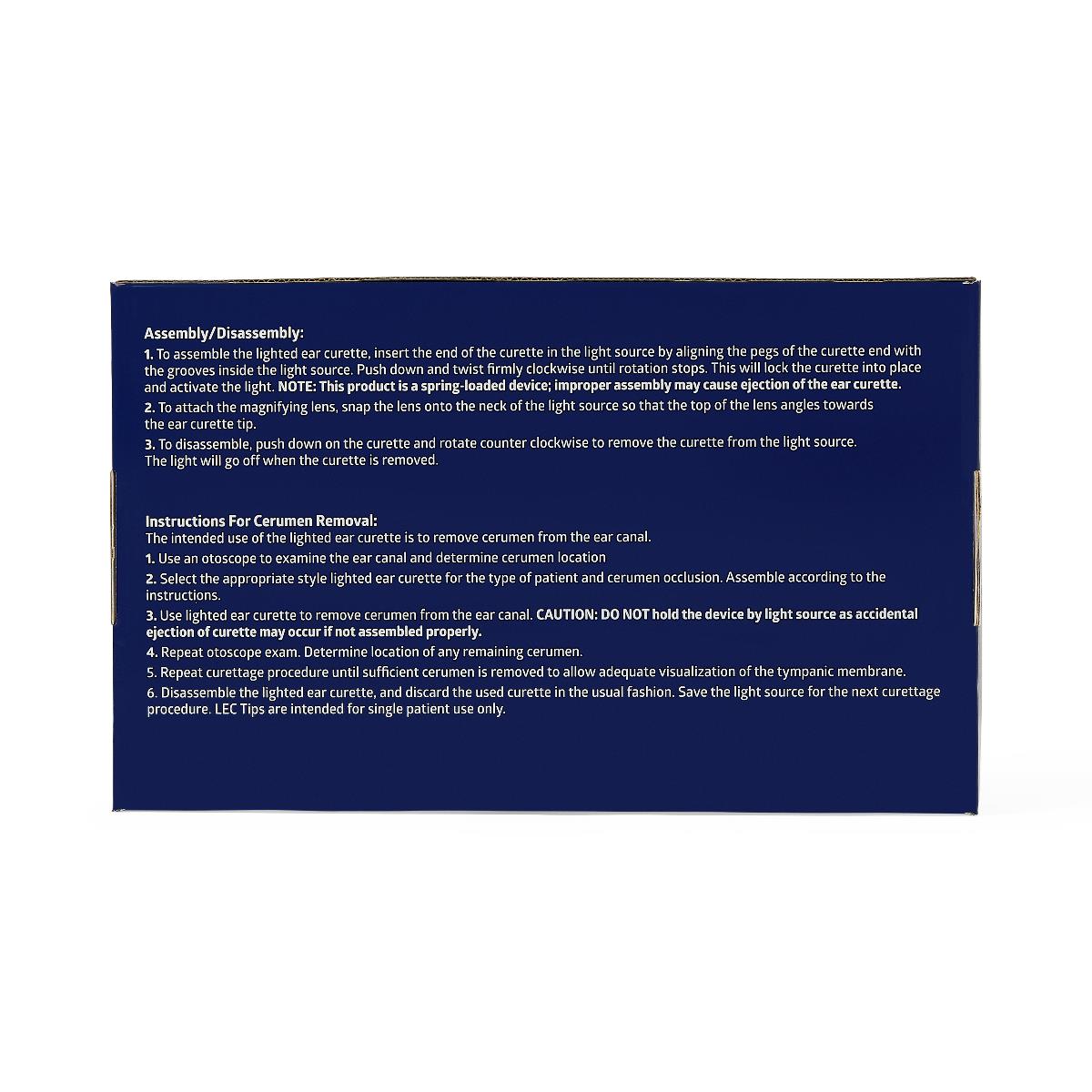 Medline Looped Ear Curettes with Light and Magnification | Medline
