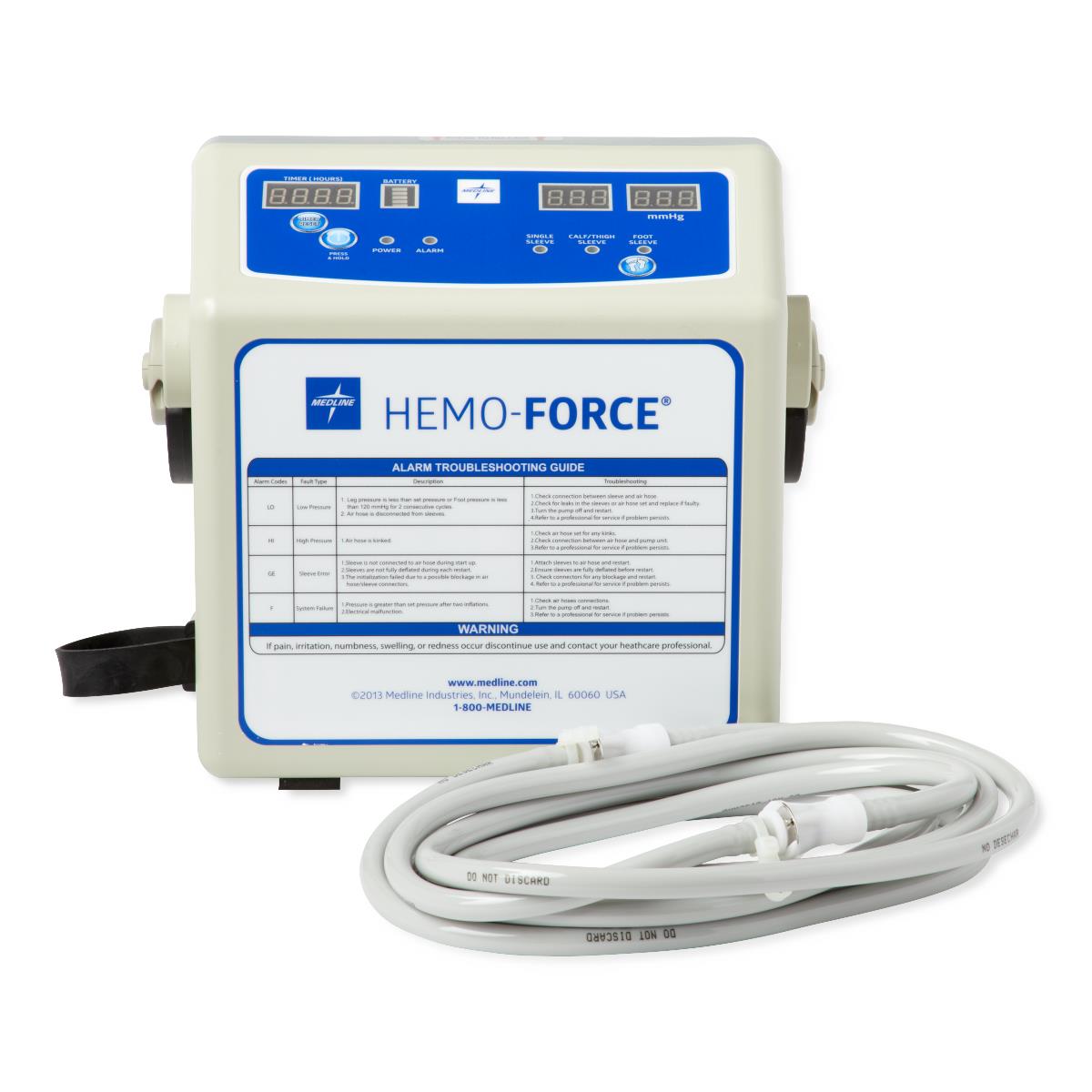 Hemo-Force Intermittent DVT Pump and Tubing | Medline