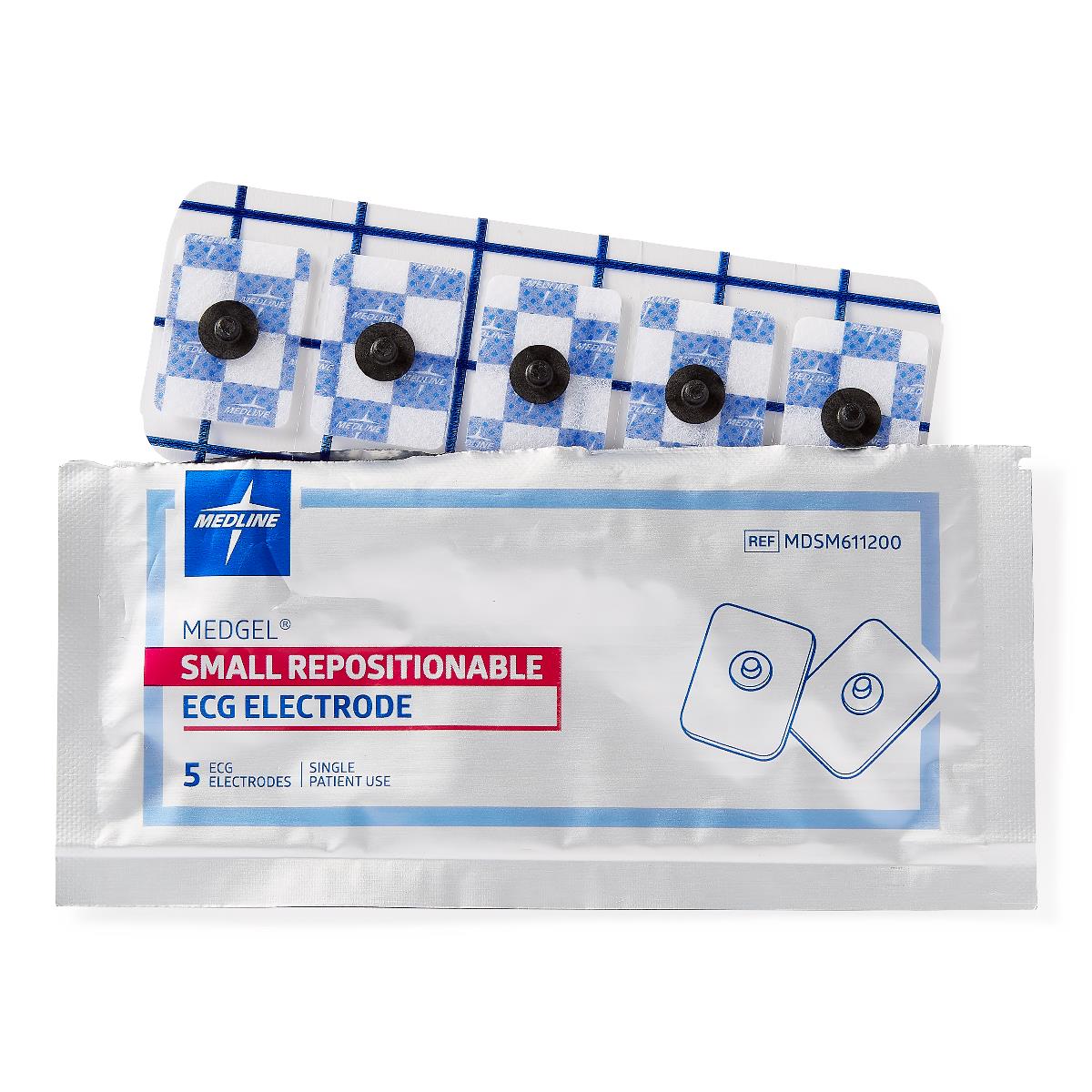 MedGel Pediatric Repositionable ECG Electrodes | Medline