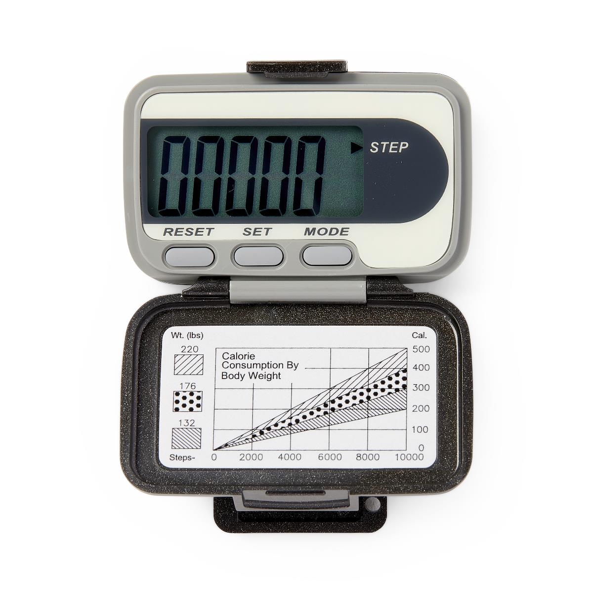 Medline Deluxe Pedometer with Steps, Distance, and Calories | Medline
