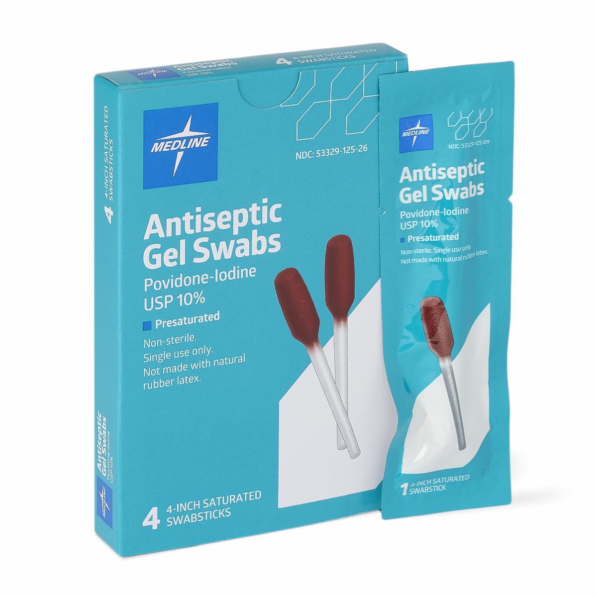 Medline Antiseptic Povidone-Iodine Swabs | Medline