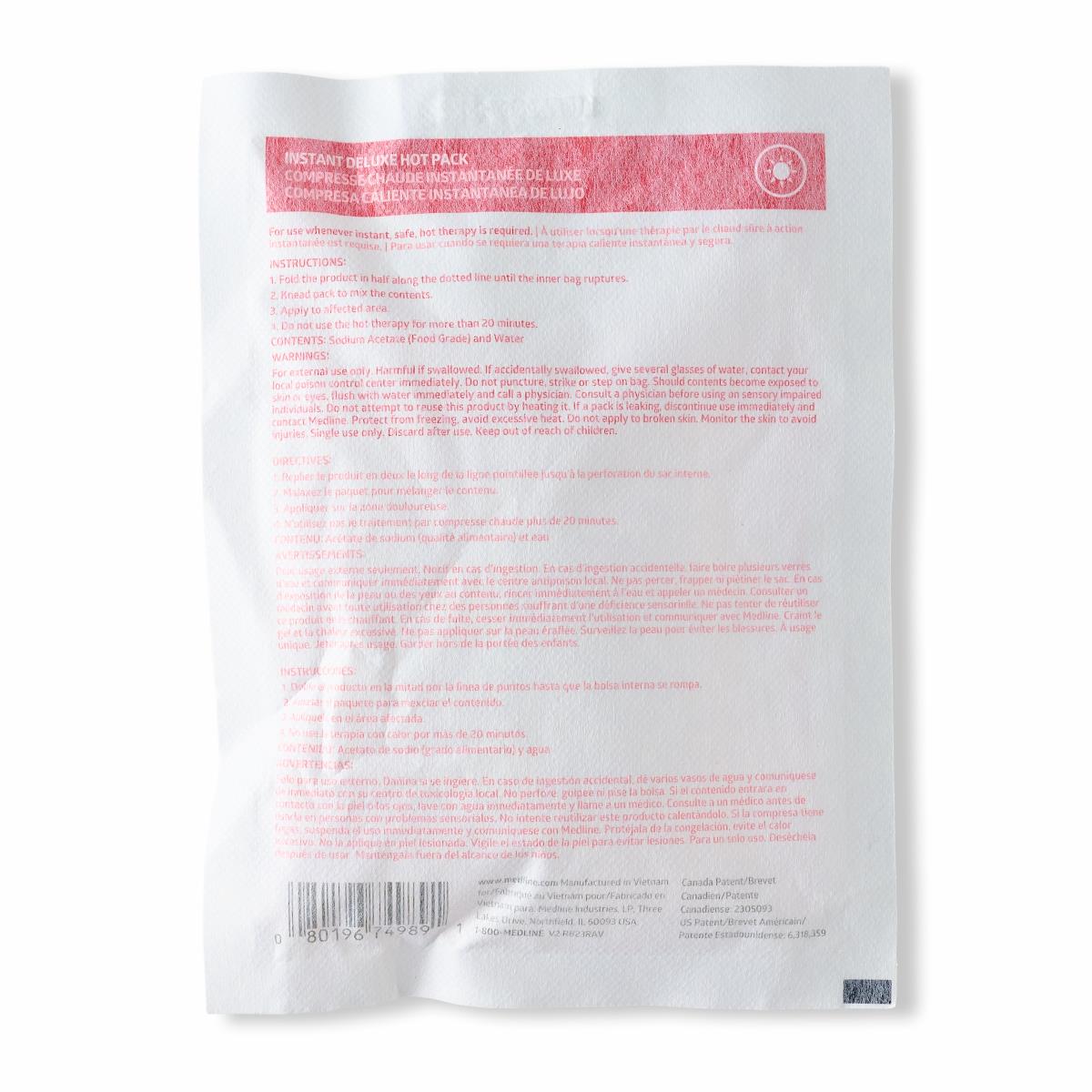 Medline Deluxe Instant Hot Packs | Medline