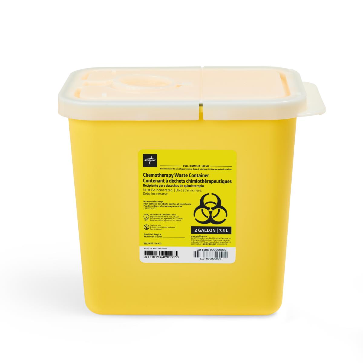 Medline Chemotherapy Waste Containers | Medline
