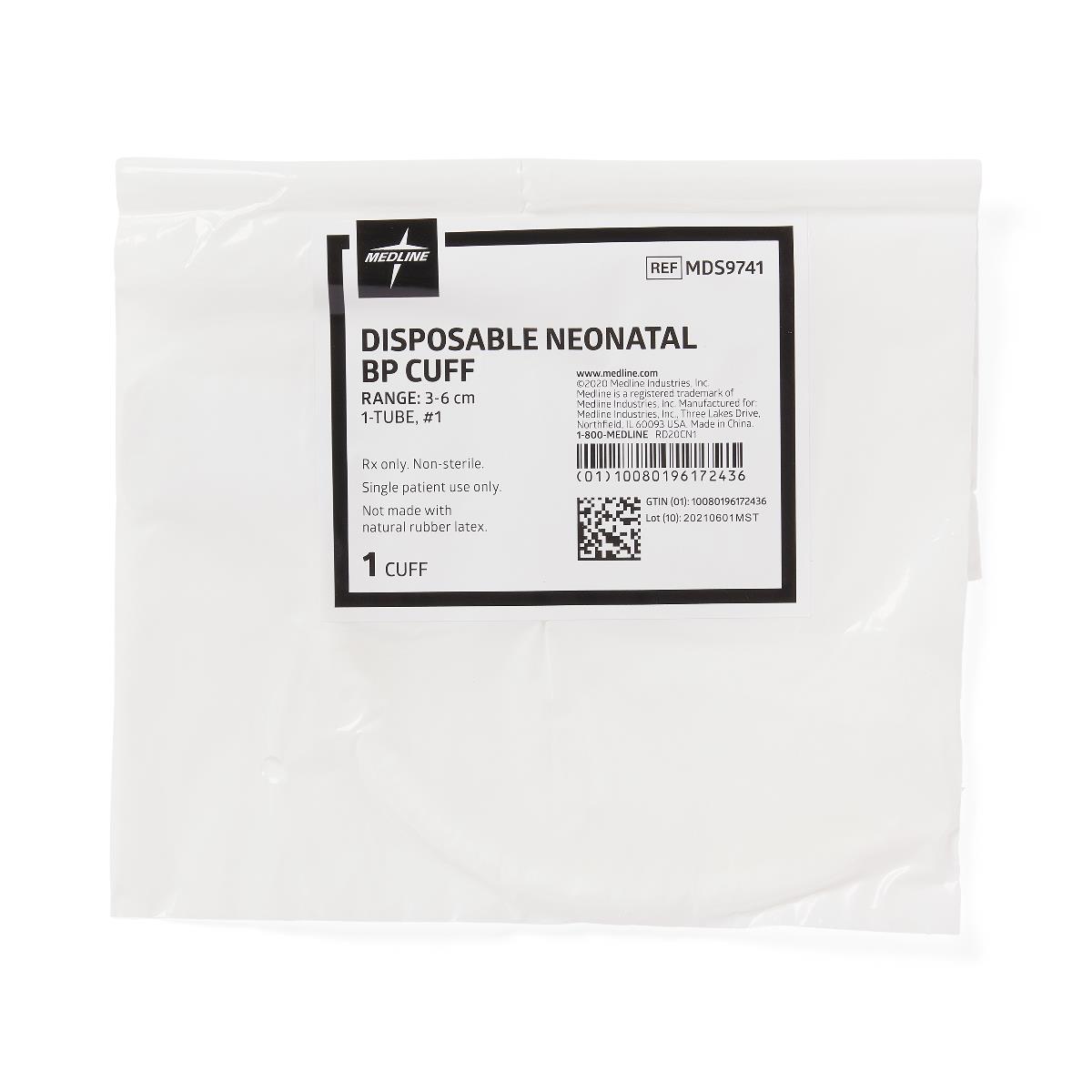 SoftCheck Fabric Neonatal BP Cuffs | Medline Industries, Inc.