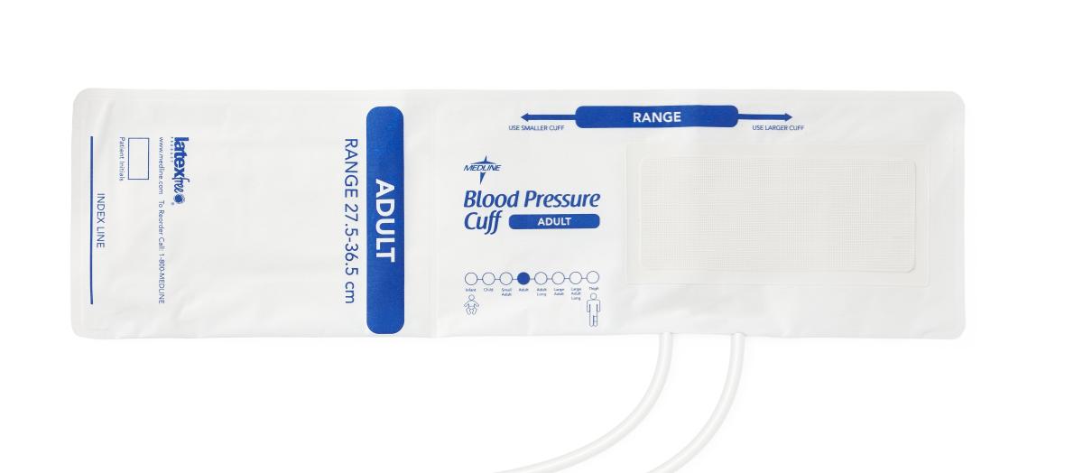 Medline Disposable 2-Tube BP Cuffs with Luer Slip Connector | Medline