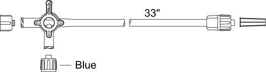 ICU Medical 4-Way Stopcocks with Extension | Medline
