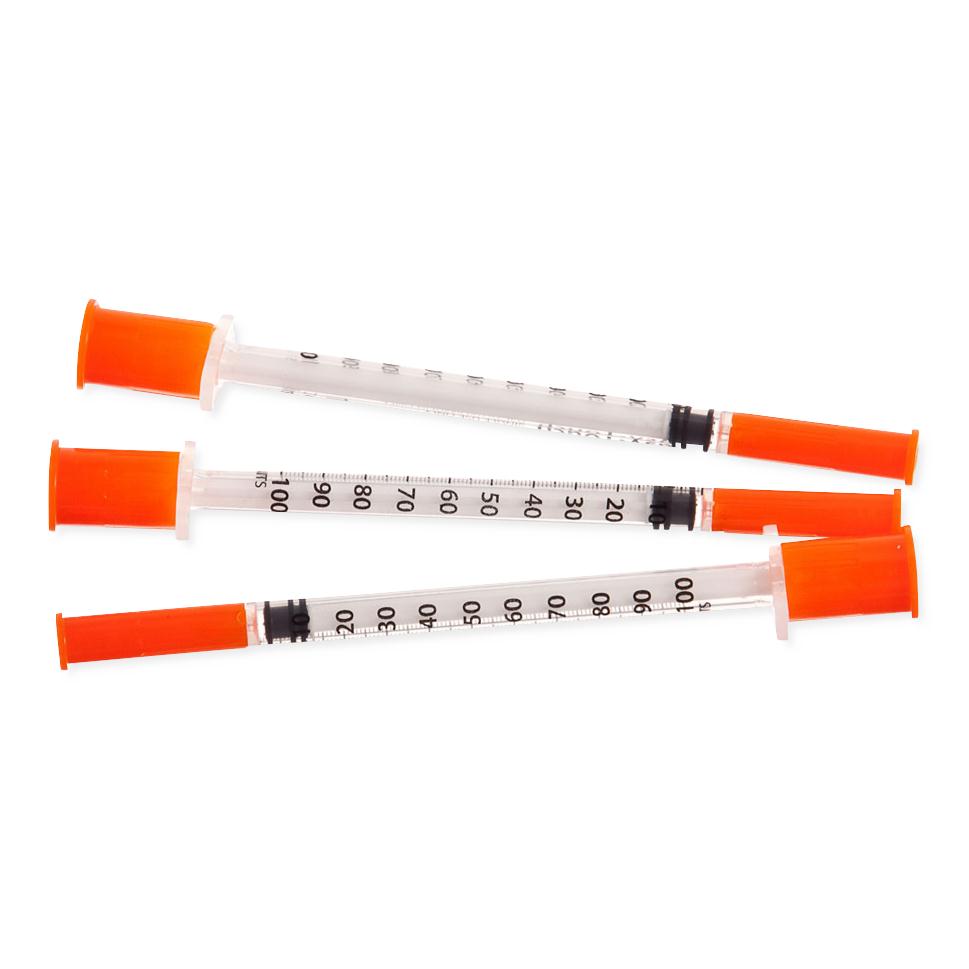 Retractable Insulin Safety Syringes | Medline Industries, Inc.