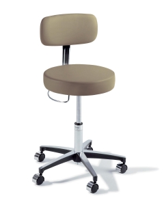 Ritter 277 Air Lift Pneumatic Stool with Backrest | Medline Industries ...