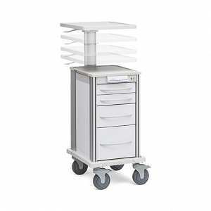 Narrow Pace Adjustable Workstation Cart | Medline