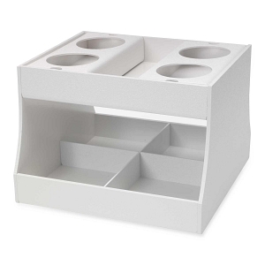 Rotating Two-Tier Lab Depot | Medline