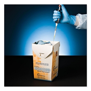 Small Benchtop Biohazard Waste Container | Medline Industries, Inc.