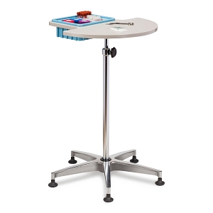 Half Round Stationary ClintonClean Phlebotomy Stand | Medline ...