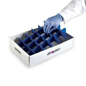 MarketLab Droplet Corrugated Sample Storage Tray | Medline Industries, Inc.