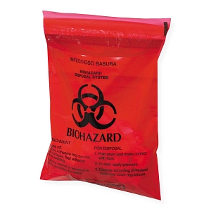 MarketLab Stick-On Biohazard Bags | Medline Industries, Inc.