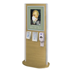 Designer Floor Stand Infection Prevention Station | Medline Industries ...