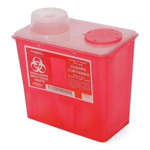 8 Quart Chimney Top Sharps Container | Medline Industries, Inc.
