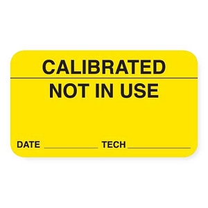 Calibration Label | Medline Industries, Inc.