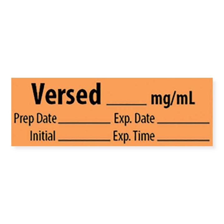 Tranquilizer Medication Pre-Cut Label Tape | Medline
