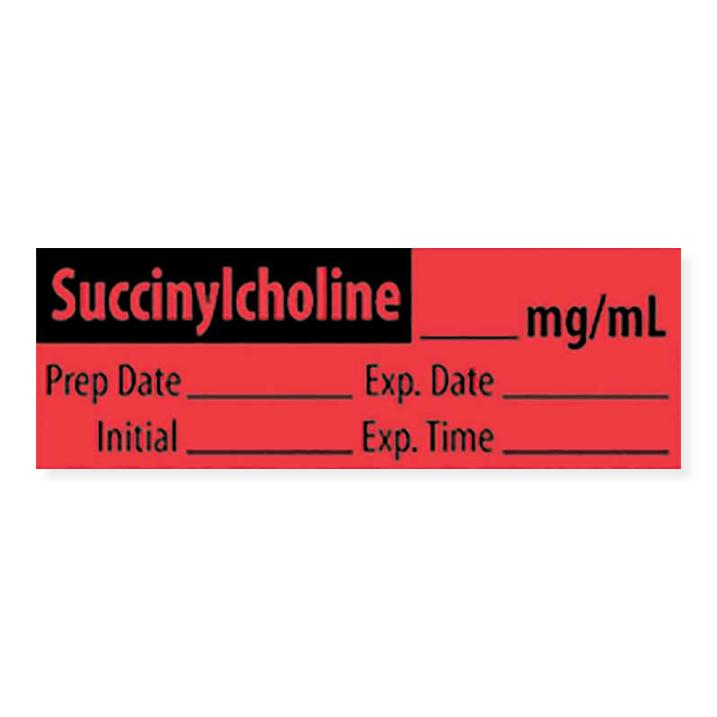 Muscle Relaxant Medication Pre-Cut Label | Medline